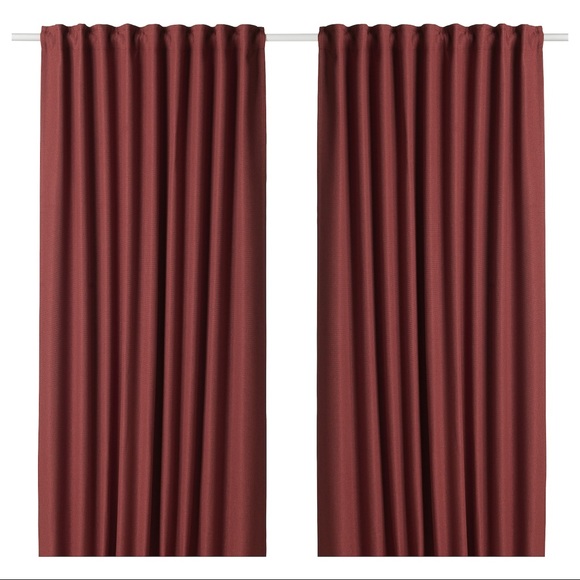 IKEA | Accents | Annakajsa Room Darkening Curtains Pair | Poshmark